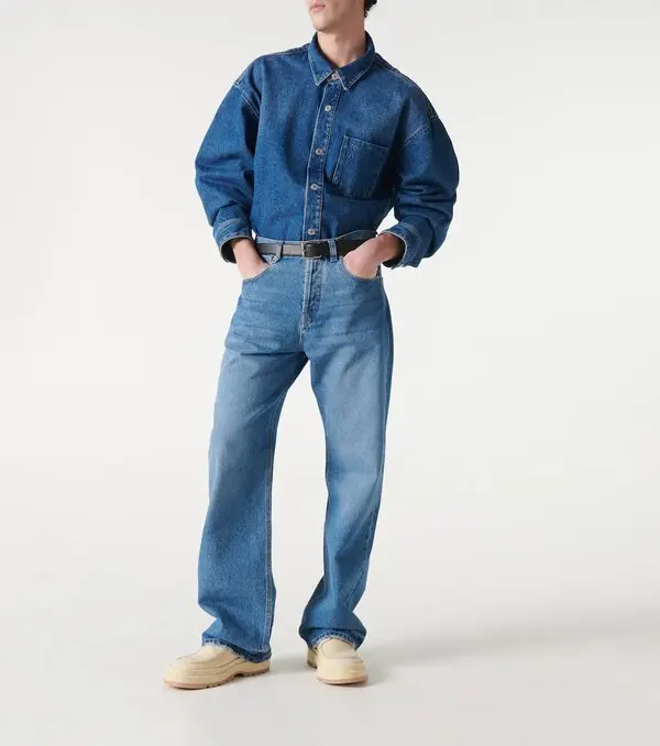 Jacquemus Le De Nîmes Droit Straight Jeans - Blue