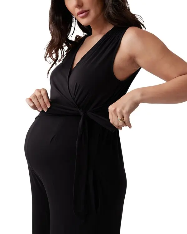 Ingrid & Isabel® Maternity Sleeveless Knit Jumpsuit