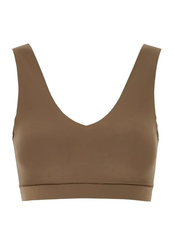 Chantelle Soft Stretch Padded Soft-cup Bra - Brown