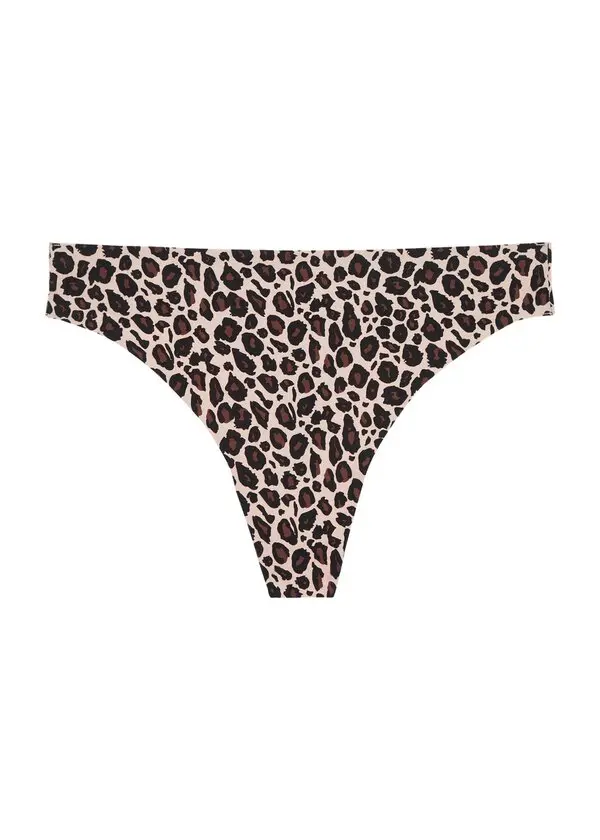 Chantelle Soft Stretch -print Thong - Leopard