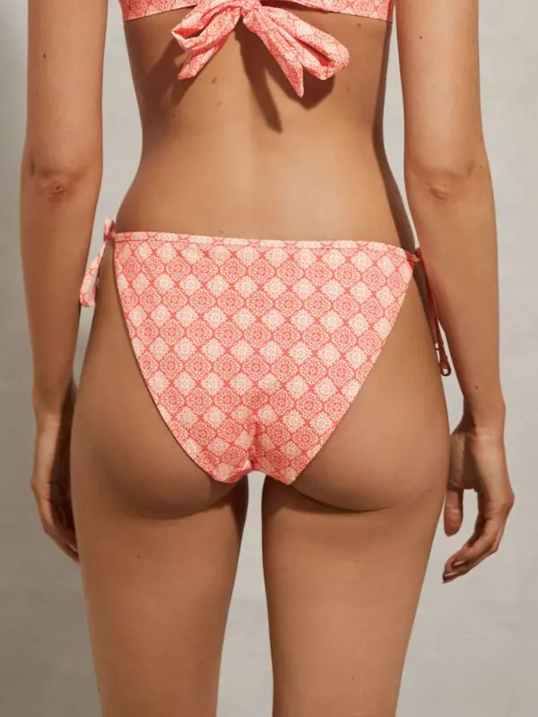 REISS Kallie Printed Bikini Bottom