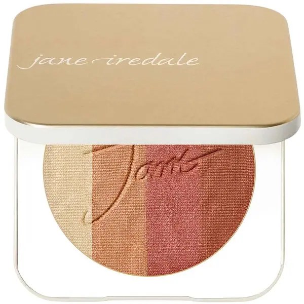 Jane Iredale Gold Refillable Compact And Purebronze Shimmer Bronzer Refill 0.9g - Copper Dusk