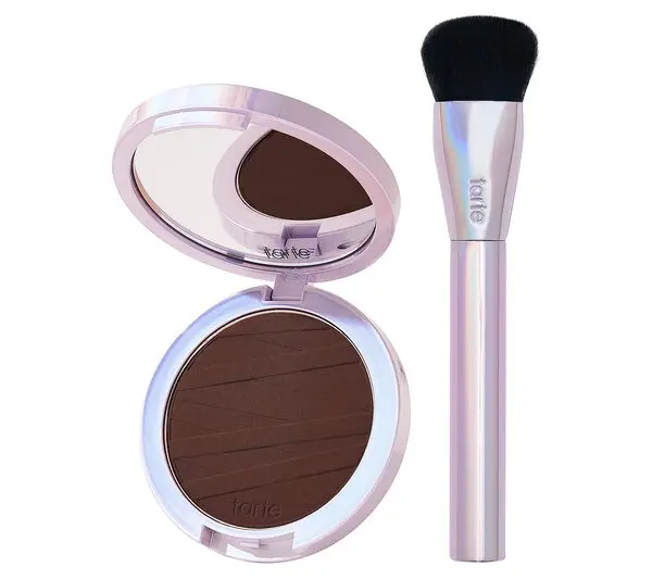 TARTE Face Tape Waterproof 16-hour Pressedpowder & Brush - One-color