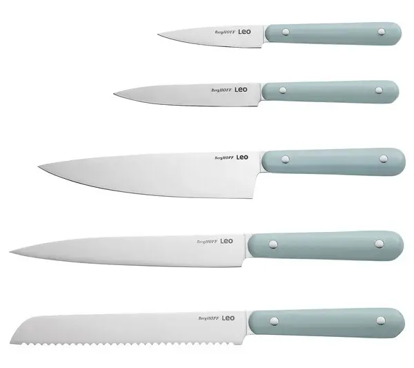 BERGHOFF Stainless Steel 5pc Complete Knife Set