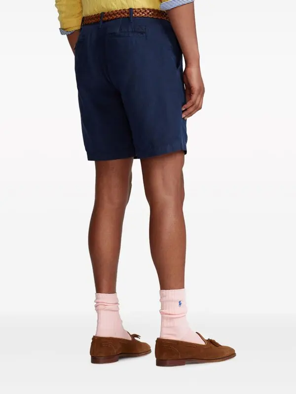 Polo Ralph Lauren Cotton-linen Shorts - Blue
