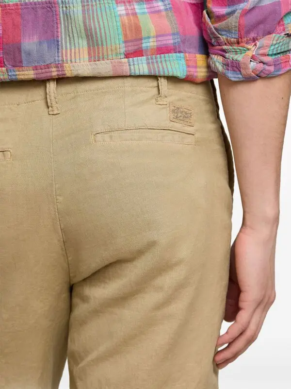 Polo Ralph Lauren Cotton-linen Blend Chino Shorts - Neutrals