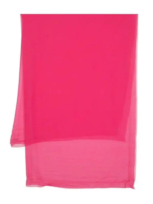 Faliero Sarti Sheer Silk Scarf - Pink