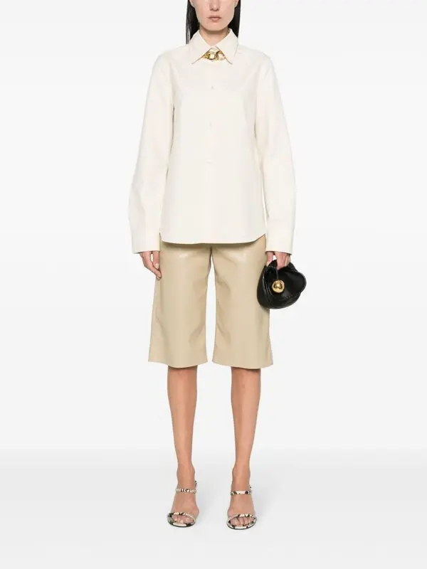JIL SANDER Cotton Poplin Shirt - White