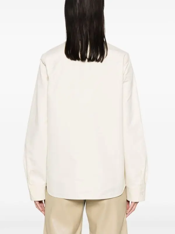 JIL SANDER Cotton Poplin Shirt - White