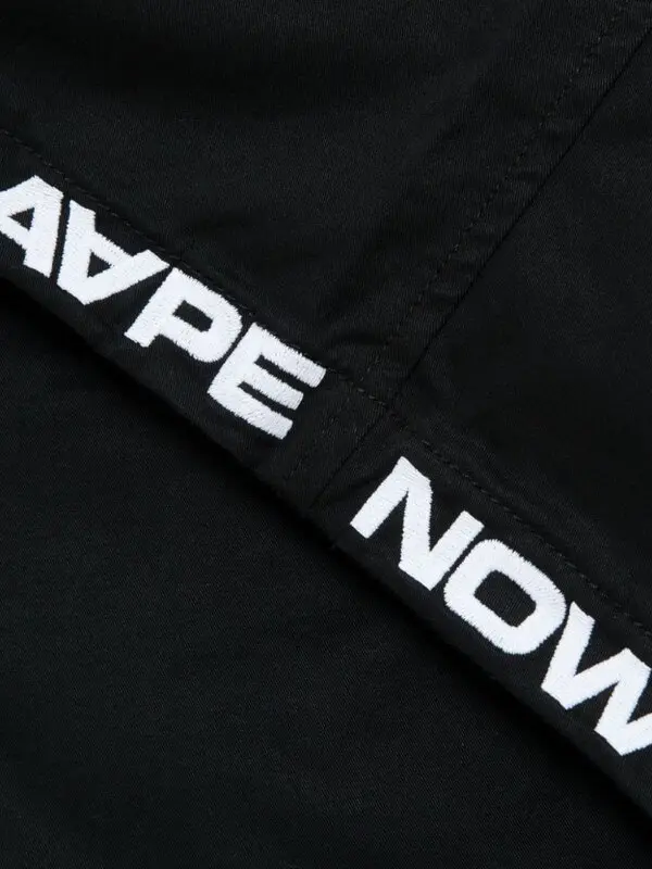 AAPE BY *A BATHING APE Logo-embroidered Shorts
