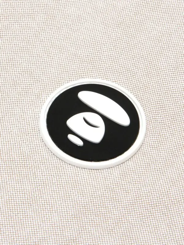 AAPE BY *A BATHING APE Moonface-embroidered Cotton Shirt