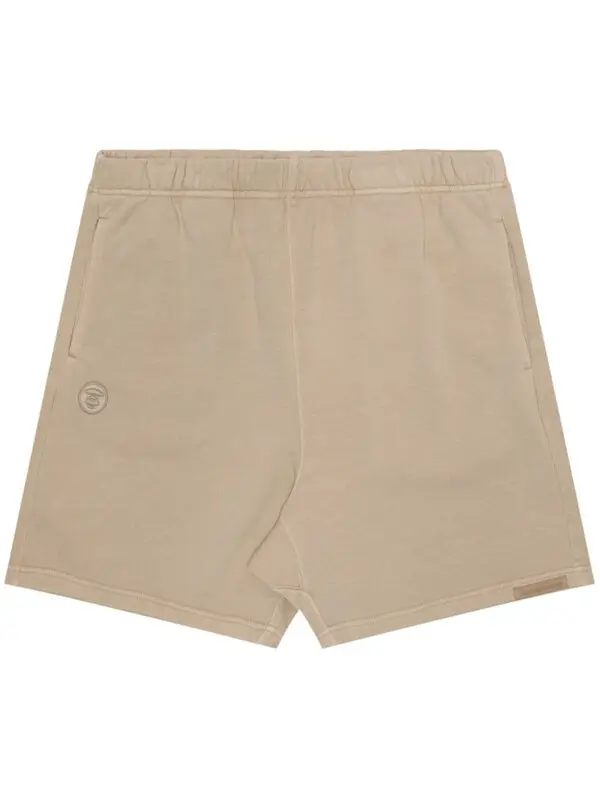 AAPE BY *A BATHING APE Logo-embroidered Cotton Shorts