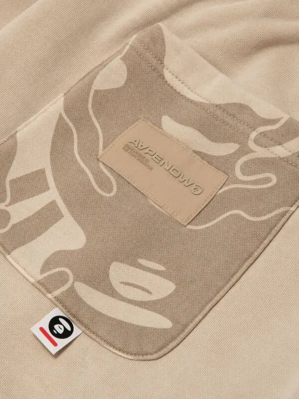 AAPE BY *A BATHING APE Logo-embroidered Cotton Shorts