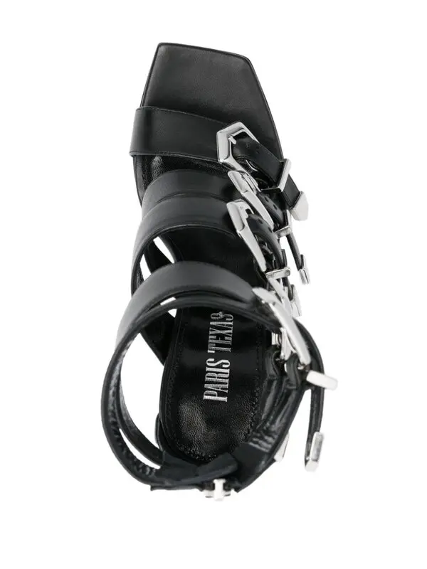 Paris Texas Ursula 105mm Buckled Sandals - Black