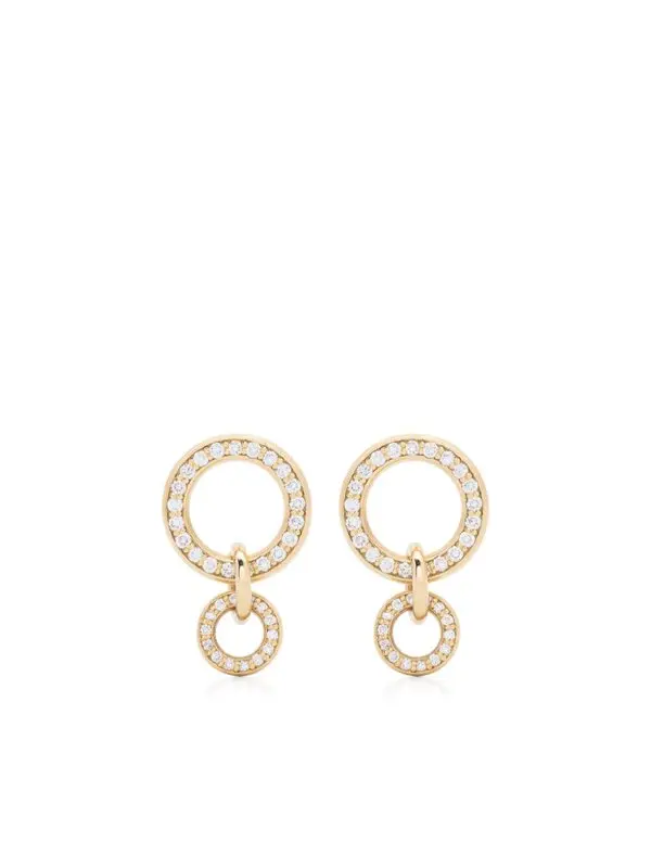 SPINELLI KILCOLLIN Canis Yg Diamond Hoop Earrings - Gold