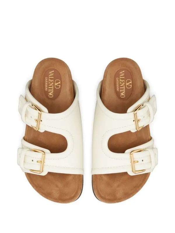 Valentino Garavani 30mm Fussfriend Sandals - White