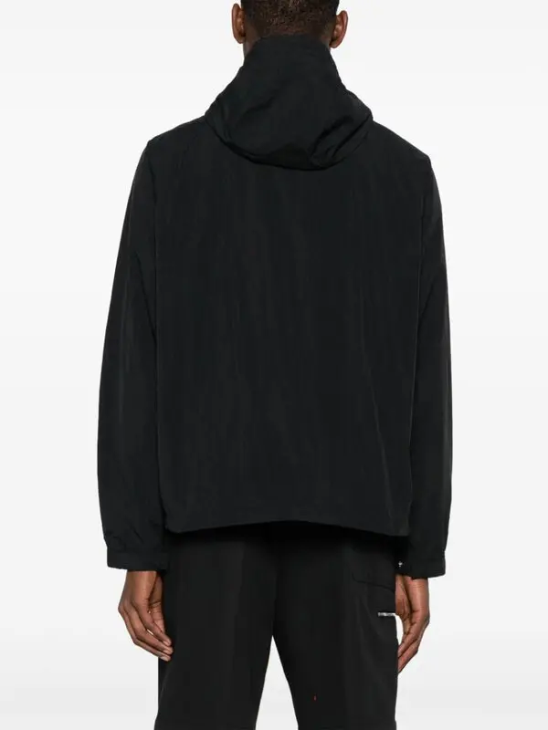 Maison Kitsuné Chillax Fox Hooded Windbreaker - Black