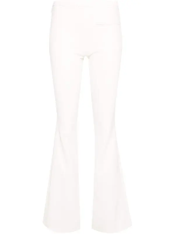 COURREGES Heritage Low-rise Bootcut Trousers - White
