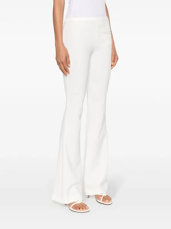 COURREGES Heritage Low-rise Bootcut Trousers - White