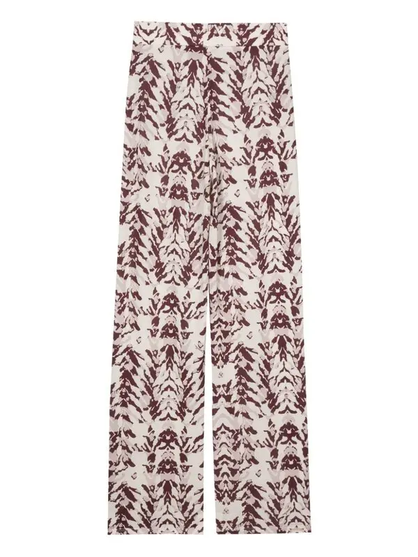Patrizia Pepe Abstract-print Trousers
