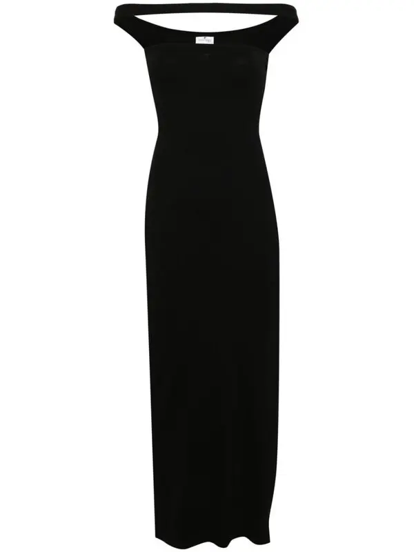 COURREGES Hyperbole 90's Maxi Dress - Black