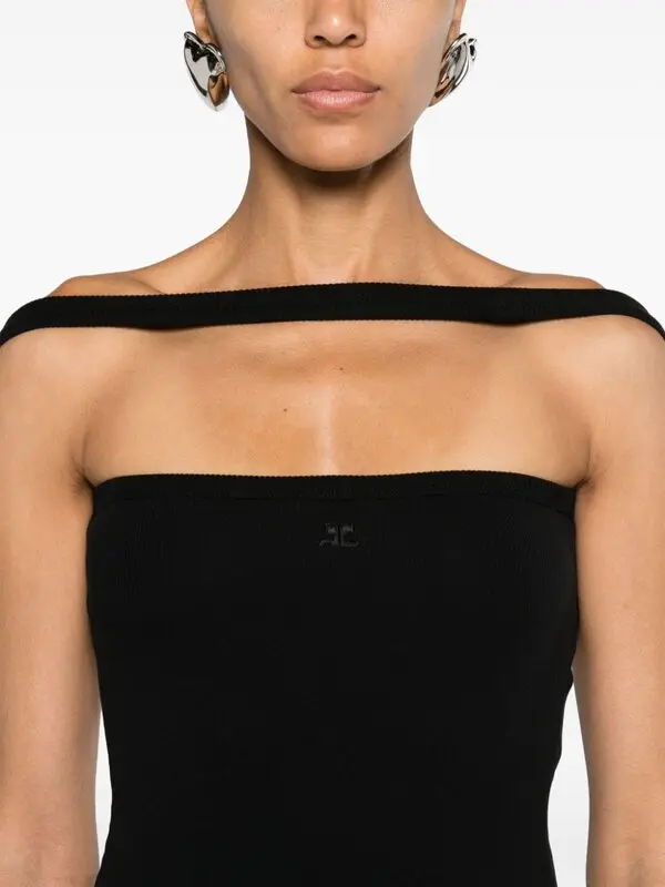 COURREGES Hyperbole 90's Maxi Dress - Black
