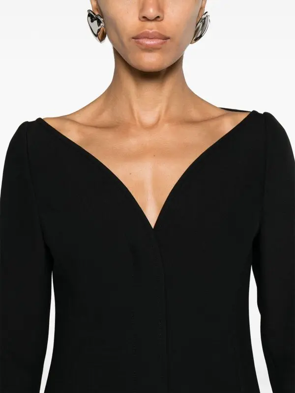 COURREGES Ellipse Heritage Crepe Coat