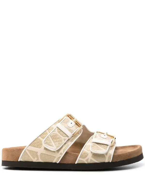 Valentino Garavani Fussfriend Buckled Sandals - Neutrals