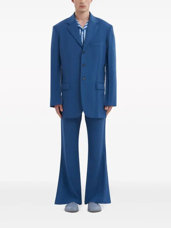 Marni Grain-de-poudre Single-breasted Blazer