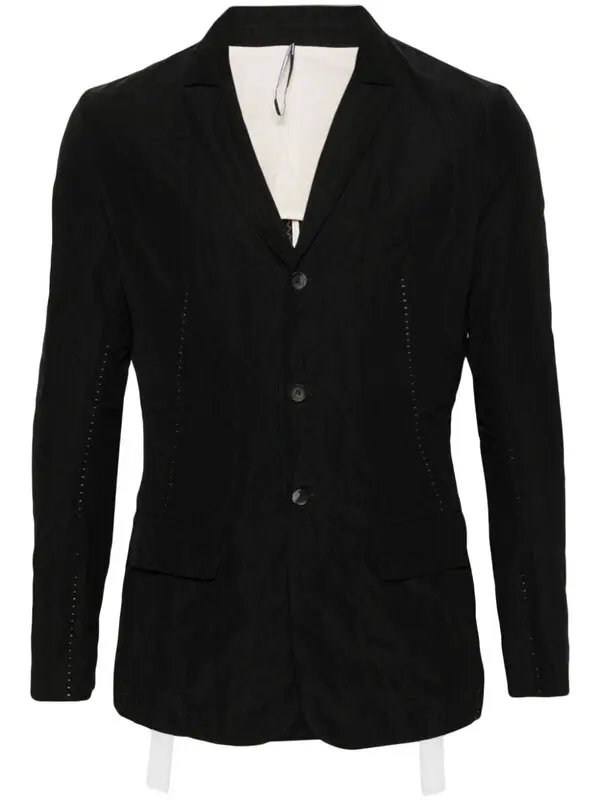Masnada Contrast-stitching Single-breasted Blazer