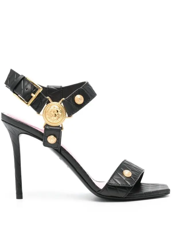 Balmain 100mm Leather Sandals