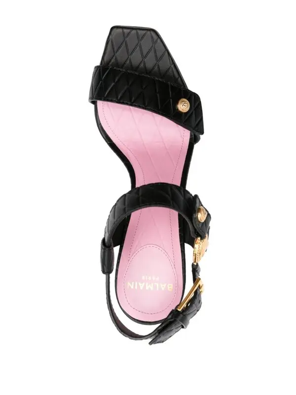 Balmain 100mm Leather Sandals
