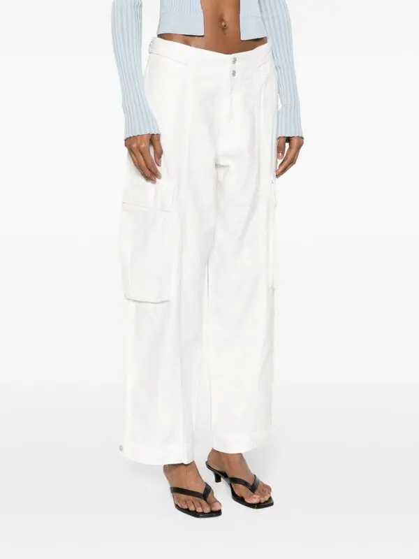 FRAME Wide-leg Cargo Trousers