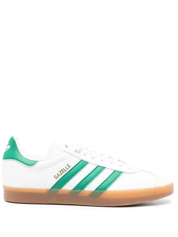 Adidas Gazelle 3-stripes Logo Sneakers - White