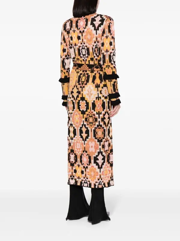 HAYLEY MENZIES Magic Mosaic-jacquard Cotton Duster