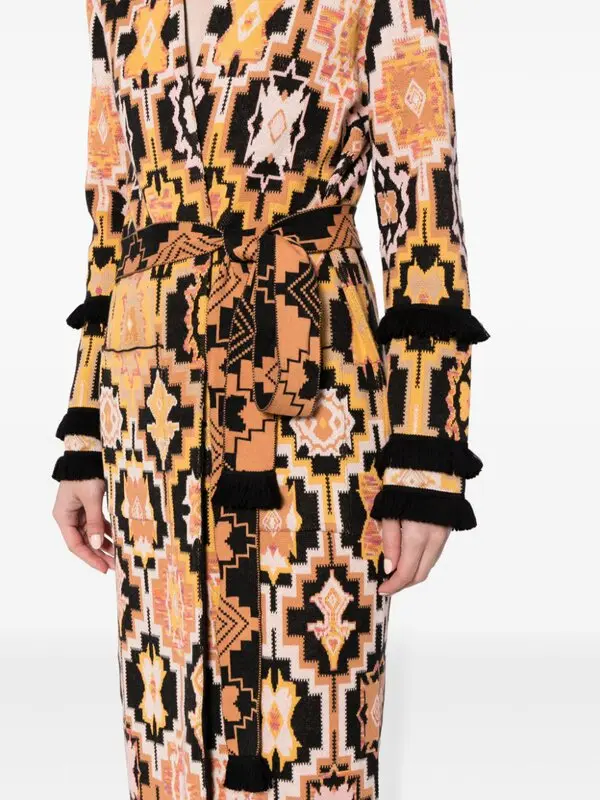 HAYLEY MENZIES Magic Mosaic-jacquard Cotton Duster