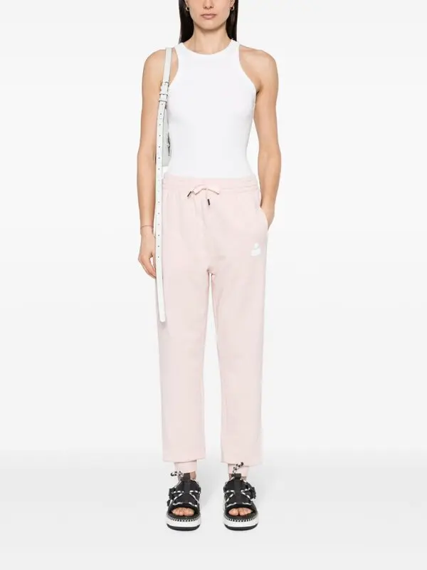 MARANT ETOILE Flocked-logo Track Trousers