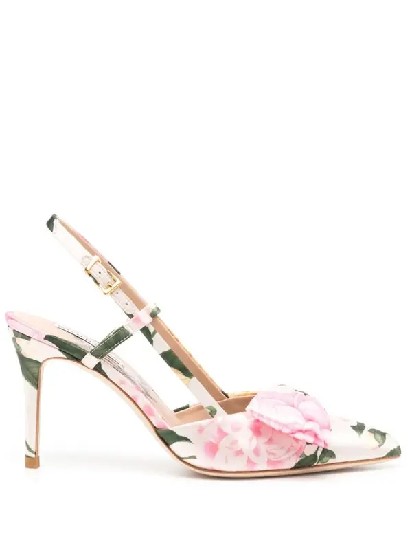 Sachin & Babi Lenox 90mm Floral-print Pumps - Pink