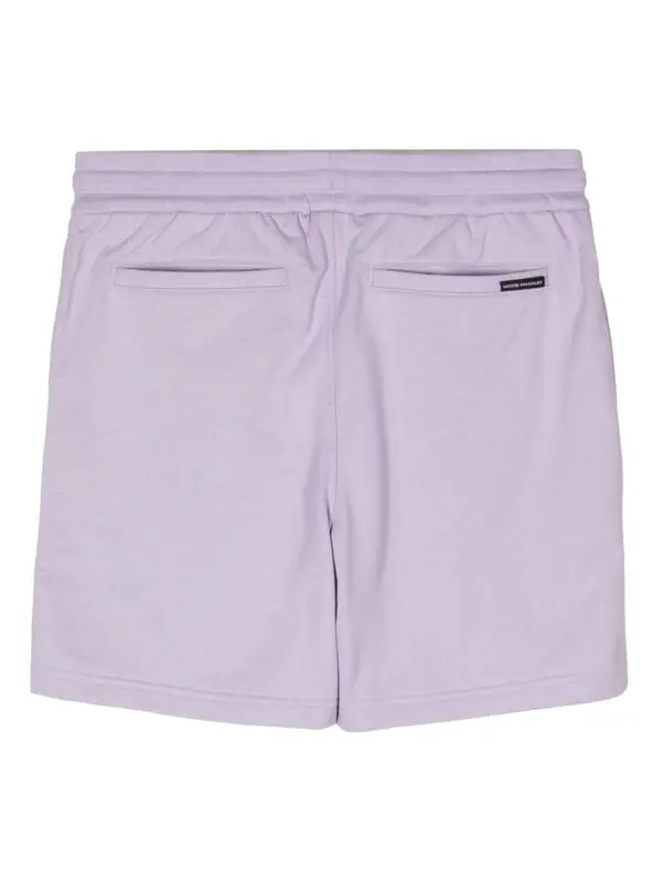 Moose Knuckles Logo-embroidered Cotton Track Shorts