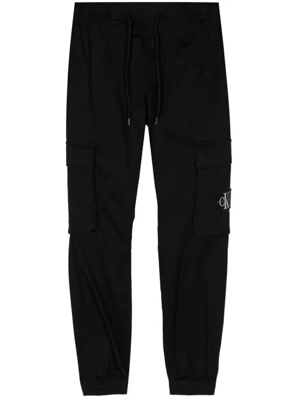 Calvin Klein Logo-patch Track Pants - Black