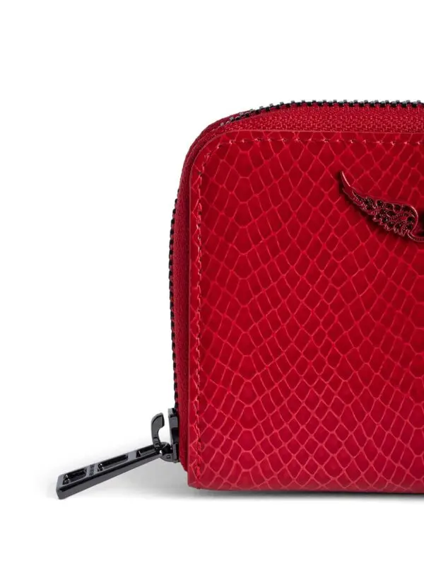 Zadig&Voltaire Mini Zv Crocodile-effect Wallet