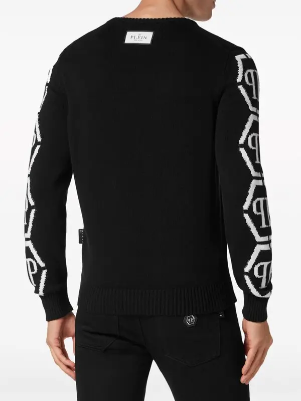 Philipp Plein Monogram Knit Jumper