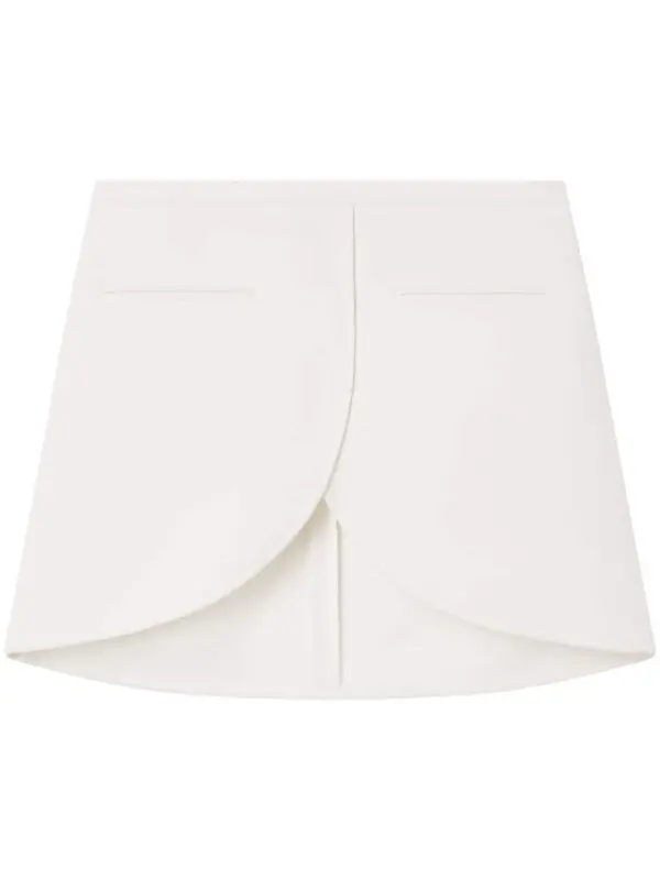 COURREGES Ellipse Mini Skirt - White
