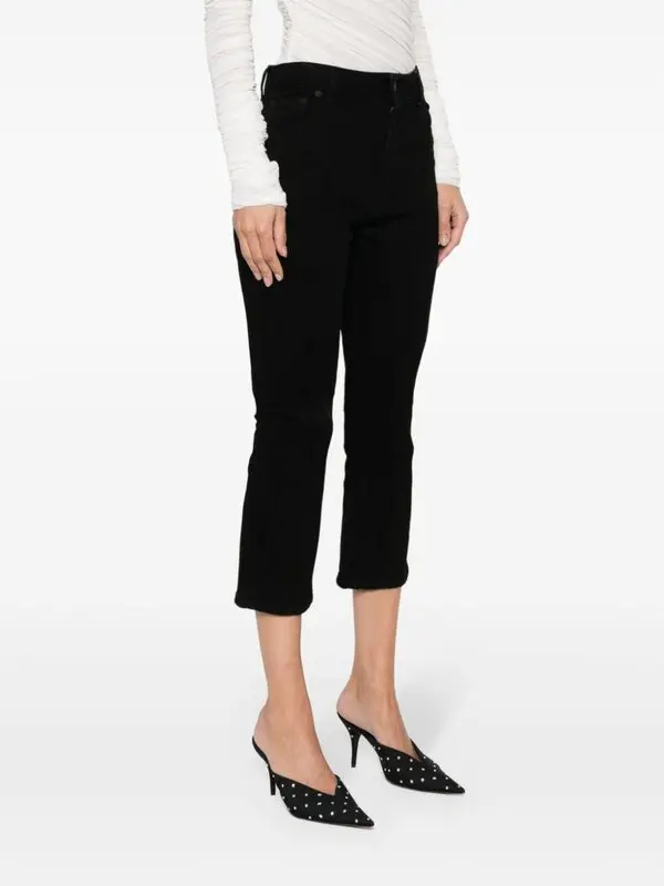 MUGLER Seam-detailed Tapered Jeans - Black