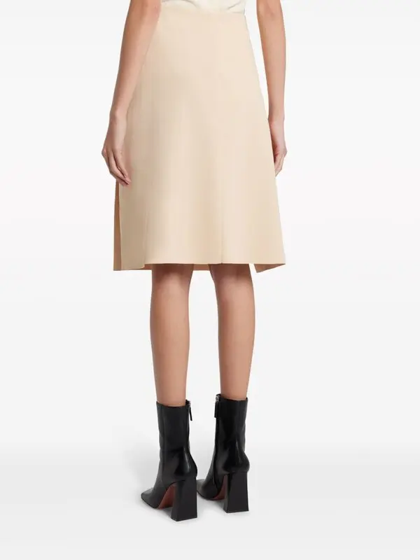 Stella McCartney Front-slit Knitted Knee-length Skirt