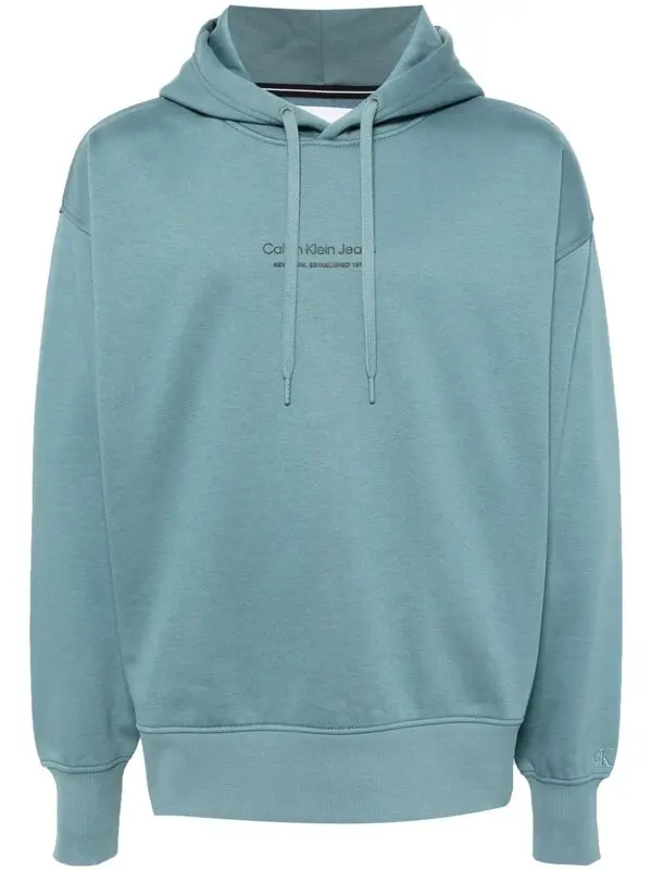 Calvin Klein Logo-print Drawstring Hoodie