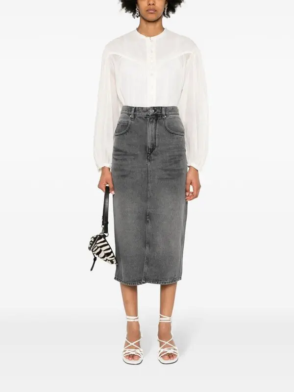 Isabel Marant Étoile Tilauria Denim Midi Skirt