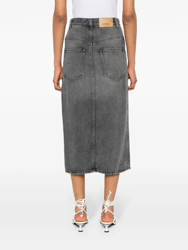 Isabel Marant Étoile Tilauria Denim Midi Skirt