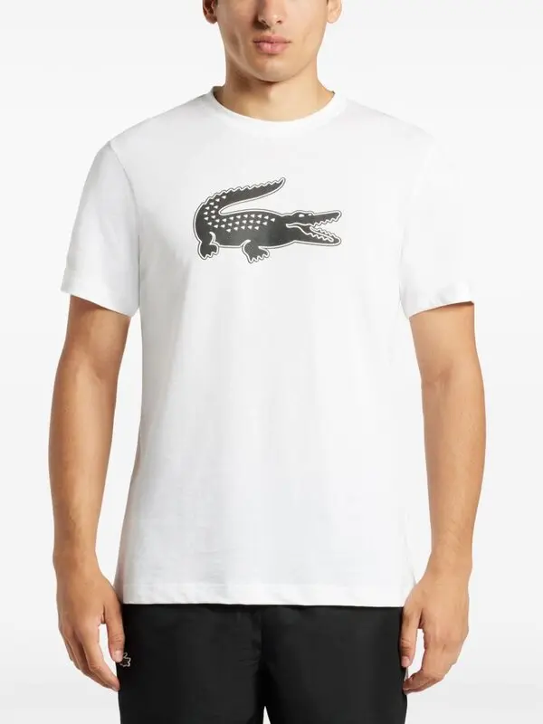 Lacoste Ultra Dry Logo-print T-shirt - White