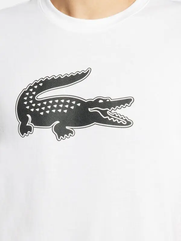 Lacoste Ultra Dry Logo-print T-shirt - White
